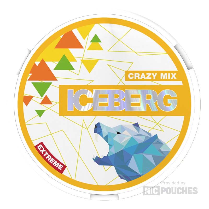 Crazy Mix Nicotine Pouches by Iceberg | Nic Pouches