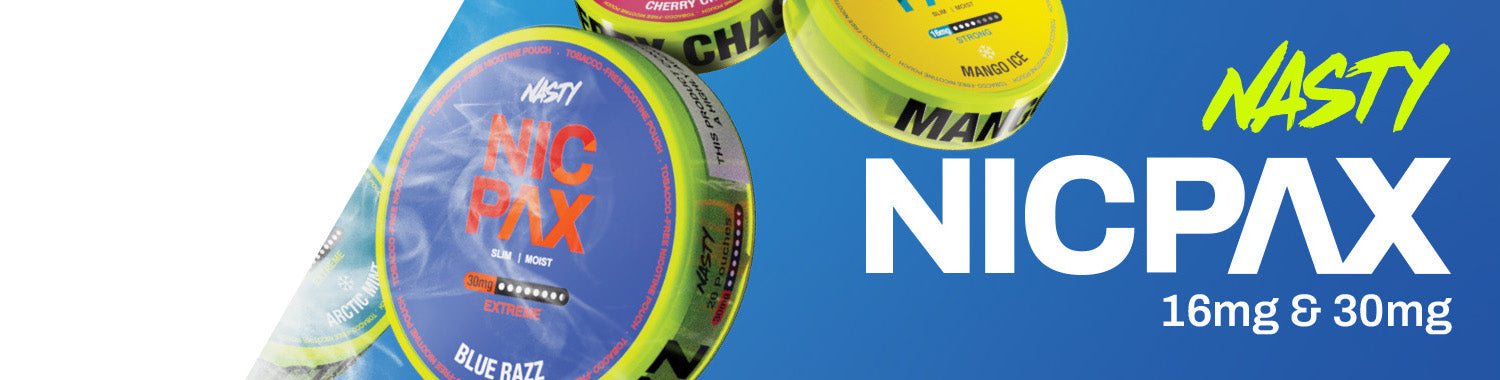 Nasty Nicotine Pouches by Nasty Nicpax | Nasty SNUS | Nic Pouches