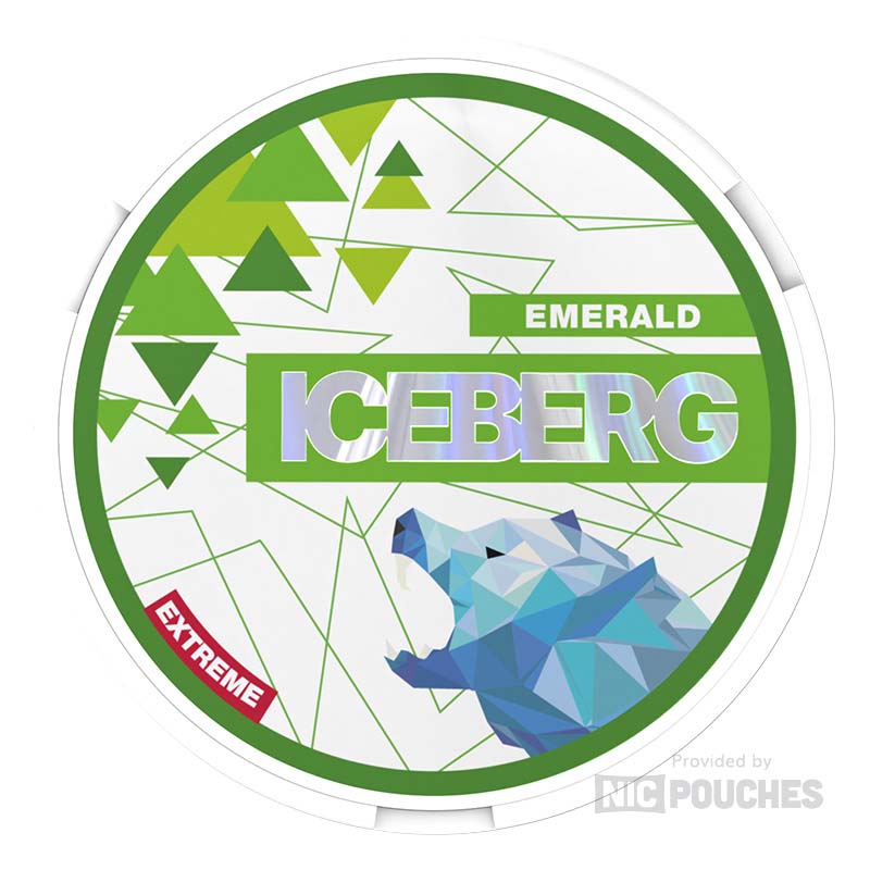 Iceberg Emerald Nic Pouches | Bold Apple & Lime Blend