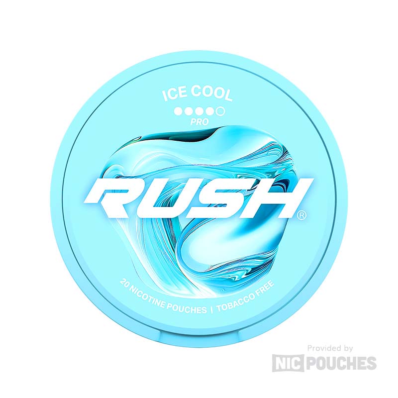 Rush Ice Cool Pro Nic Pouches | Strong Mint, Ice & Menthol