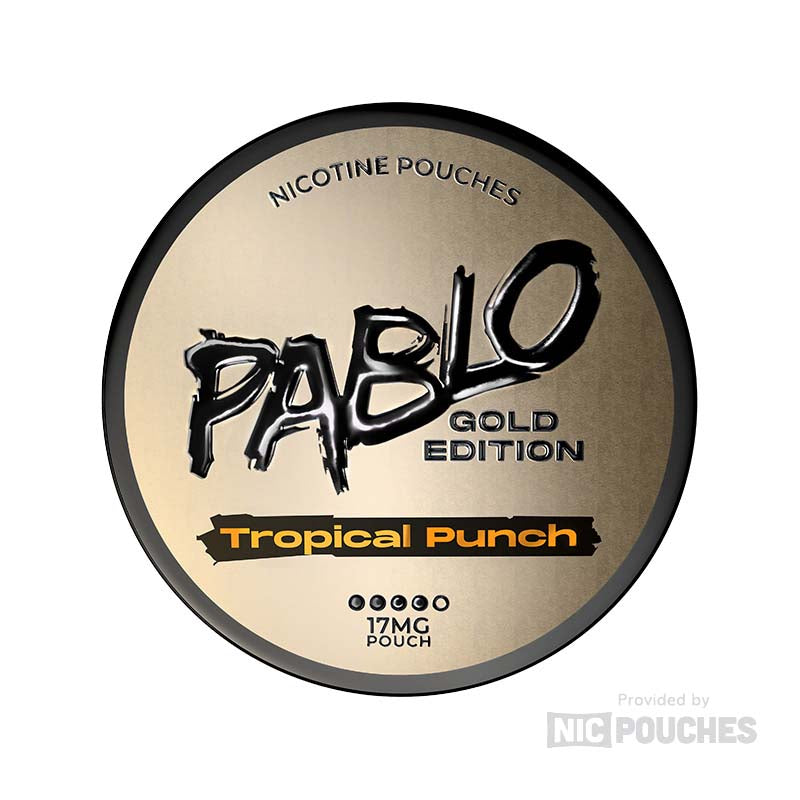 Pablo Gold Edition Tropical Punch | Exotic Fruit Nic Pouches