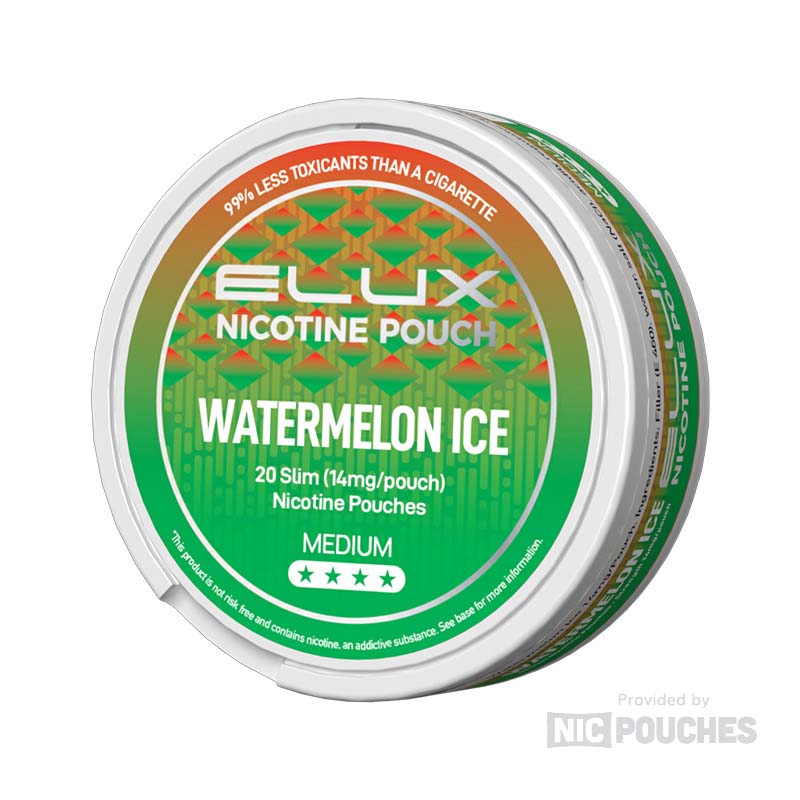 Elux Watermelon Ice Nic Pouches | Refreshing Iced Watermelon